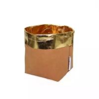 China 0.55mm Washble Kraft Paper Storage Bags Light Reusable Paper Bag Seedling Pots for sale
