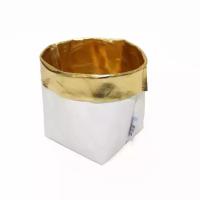 China Custom Reusable Recycling Paper Bag Seedling Pots 0.55mm Washable Paper Bag For Plants for sale