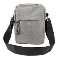 China Black Grey Messenger Crossbody Bag Polyester Canvas Crossbody Shoulder Side Bags For Men for sale
