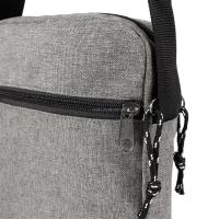 China Black Grey Messenger Crossbody Bag Polyester Canvas Crossbody Shoulder Side Bags For Men for sale