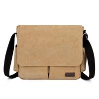 China 16.5 / 17 Inch Flap Men Sling Crossbody Laptop Canvas Shoulder Messenger Bag For Men for sale