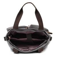 China Washable Mens Canvas Briefcase Laptop Bag For 11.6 / 14 Inch Notebook Computer for sale