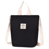 China Full Color Custom Summer Canvas Crossbody Messenger Bag With Grommet Handle for sale