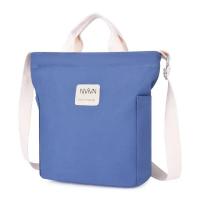 China Full Color Custom Summer Canvas Crossbody Messenger Bag With Grommet Handle for sale