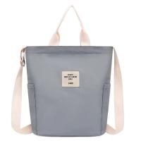China Full Color Custom Summer Canvas Crossbody Messenger Bag With Grommet Handle for sale