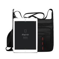 China Black OEM ODM Messenger Crossbody Bag With Bottle Holder Pocket for sale
