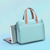 China Quilted Polyester Messenger Laptop Bag 14 15.6 16 Inch For Macbook for sale