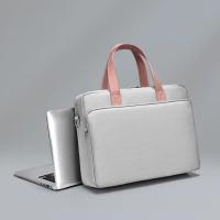 China Quilted Polyester Messenger Laptop Bag 14 15.6 16 Inch For Macbook for sale