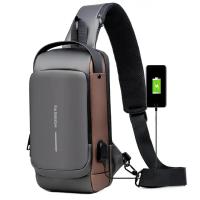 China Custom Unisex Smart Lightweight Crossbody Chest Bag Waterproof Cross Bum Fanny Pack Anti Theft for sale