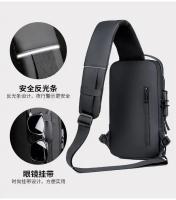 China Custom Unisex Smart Lightweight Crossbody Chest Bag Waterproof Cross Bum Fanny Pack Anti Theft for sale