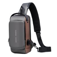 China Custom Unisex Smart Lightweight Crossbody Chest Bag Waterproof Cross Bum Fanny Pack Anti Theft for sale