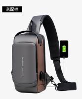 China Custom Unisex Smart Lightweight Crossbody Chest Bag Waterproof Cross Bum Fanny Pack Anti Theft for sale