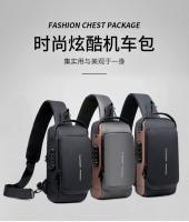 China Custom Unisex Smart Lightweight Crossbody Chest Bag Waterproof Cross Bum Fanny Pack Anti Theft for sale