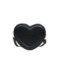 China Women Heart Shape Small Leather Crossbody Bag With Shoulder Strap for sale