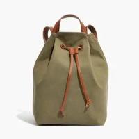 China Customize Canvas Drawstring Backpack Environmental Protection for sale