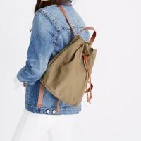 China Customize Canvas Drawstring Backpack Environmental Protection for sale