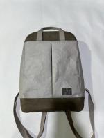 China Biodegradable Golden Silver Reusable Washable Kraft Paper Backpack for sale