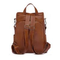 China Women's Fashionable Backpack Stylish and Versatile High-Quality Anti-Theft PU Leather Bag with Large Capacity Wholesale for sale