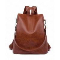 China Women's Fashionable Backpack Stylish and Versatile High-Quality Anti-Theft PU Leather Bag with Large Capacity Wholesale for sale