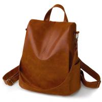 China Women's Fashionable Backpack Stylish and Versatile High-Quality Anti-Theft PU Leather Bag with Large Capacity Wholesale for sale