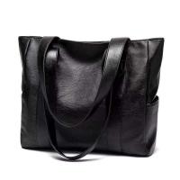 China Large Tote Bag for Women 2026 New Korean Style Big Capacity Versatile Tote Handbag Soft PU Leather Shoulder Bag with LOGO for sale