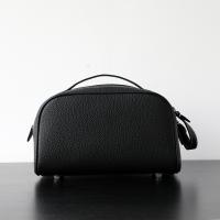 China 2026 New Lychee-Textured Vintage Colors PU Leather Cosmetic Bag Women's Portable Travel Toiletry Bag High-End Organizer for sale
