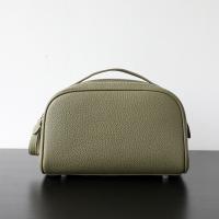 China 2026 New Lychee-Textured Vintage Colors PU Leather Cosmetic Bag Women's Portable Travel Toiletry Bag High-End Organizer for sale