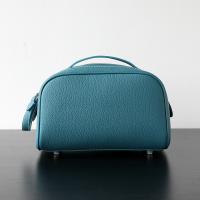 China 2026 New Lychee-Textured Vintage Colors PU Leather Cosmetic Bag Women's Portable Travel Toiletry Bag High-End Organizer for sale