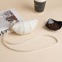 China Korean-Style Croissant-Shaped Wallet Minimalist Texture Pouch Large-Capacity Coin Purse Simple Solid-Color Storage Bag for sale