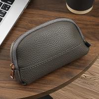 China 2026 Must-Have Vintage Textured Zipper Coin Purse Compact and Exquisite Key Organizer Mini Clutch Card Holder & Coin Pouch for sale