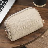 China 2026 Must-Have Vintage Textured Zipper Coin Purse Compact and Exquisite Key Organizer Mini Clutch Card Holder & Coin Pouch for sale