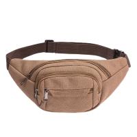 China Canvas Waist Bag Durable Work Large Capacity Phone Keys Storage Perfect for Street Vendors Cashier's Purse Lightweight with LOGO for sale