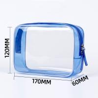 China New Large-Capacity Makeup Bag Waterproof PVC Storage Pouch Transparent & Colorful Zipper Toiletry Bags Portable with LOGO for sale