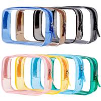 China New Large-Capacity Makeup Bag Waterproof PVC Storage Pouch Transparent & Colorful Zipper Toiletry Bags Portable with LOGO for sale