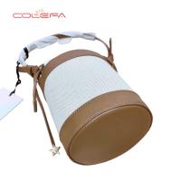 China Colefa Made in China Brand Lovely Ladies Gathered Opening Round Handbags Clutch Bag Girls Women's Cylindrical Outdoor Bag for sale