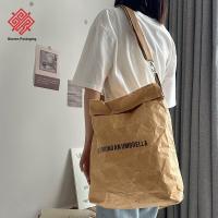China Customizable DuPont Paper Bags Washable Tear-Resistant Crossbody Vintage Bags Waterproof Eco-Friendly Material Tyvek Bags for sale
