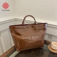 China Fashion Dupont Paper Bag for Women 2026 New Trend Commuting Large Capacity Washable Tyvek Tote Shopping Bag with PVC Outer Layer for sale