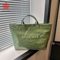 China Fashion Dupont Paper Bag for Women 2026 New Trend Commuting Large Capacity Washable Tyvek Tote Shopping Bag with PVC Outer Layer for sale
