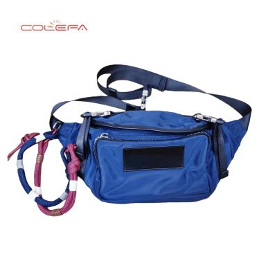 China Colefa Custom Accessory Logo Phone Case Man Running Sport Waist Bag Navy Waterproof Motorcycle Navy Men's Pouch Waist Bags for sale
