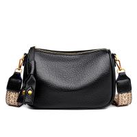 China 2026 Women's Bag Wide Shoulder Strap Vintage Crossbody Bags Premium-Quality PU Leather Made New Trend Style with Custom Printing for sale
