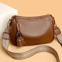China 2026 Women's Bag Wide Shoulder Strap Vintage Crossbody Bags Premium-Quality PU Leather Made New Trend Style with Custom Printing for sale