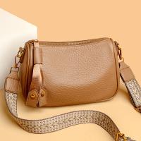 China 2026 Women's Bag Wide Shoulder Strap Vintage Crossbody Bags Premium-Quality PU Leather Made New Trend Style with Custom Printing for sale