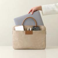 China Custom Premium Business Laptop PU Leather Bags Suitable for Notebooks Laptop Computer Bags Briefcases Unisex Style Wholesale for sale