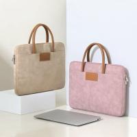 China Custom Premium Business Laptop PU Leather Bags Suitable for Notebooks Laptop Computer Bags Briefcases Unisex Style Wholesale for sale
