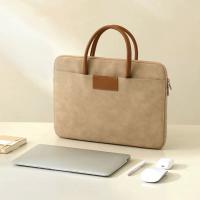 China Custom Premium Business Laptop PU Leather Bags Suitable for Notebooks Laptop Computer Bags Briefcases Unisex Style Wholesale for sale