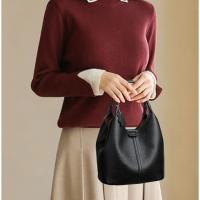 China 2026 French-Style Handbag Premium PU Leather Women's Small Handbag New Arrival Versatile Tote Soft Fashionable Waterproof Bags for sale