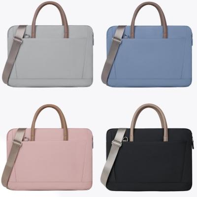 China Oxford Manufacturer Direct Sales Laptop Bag Custom Logo Printing Tablet Briefcase Thickened Shockproof Liner 14 15 inch for sale