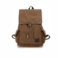 China Retro Brown Canvas Backpack Multi-functional Inner Pockets Large Capacity Outdoor Sports Backpack Durable and long-lasting Style for sale