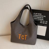 China Custom Canvas Tote Bag for Women Large Capacity 2026 New Style Casual Versatile Embroidered Shoulder Handheld Commuting Tote Bag for sale