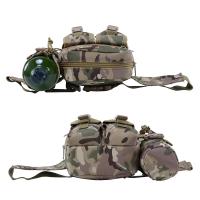 China Wholesale Canvas Camo Fishing Multi-Functional Water Bottle Pouch Construction Site Work Sports Outdoor Tactical Men's Waist Bag for sale
